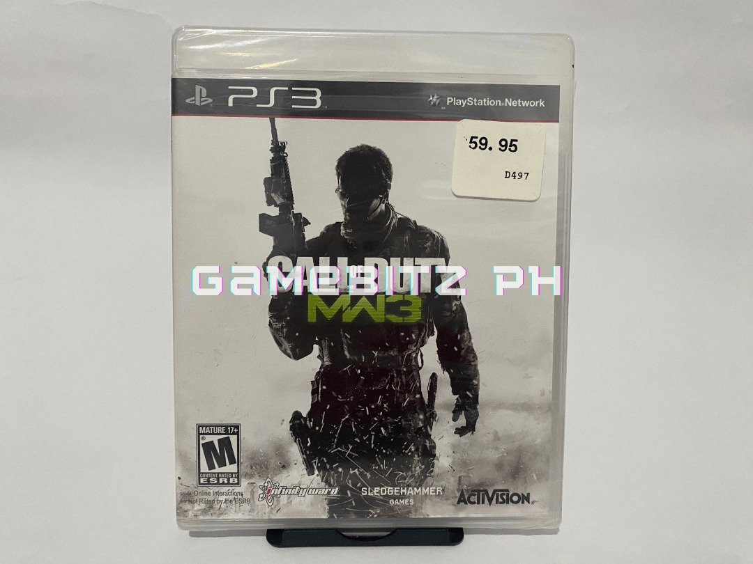 Call of Duty Modern Warfare 3 Sealed PS3 Sony Playstation 3 Game, Video ...
