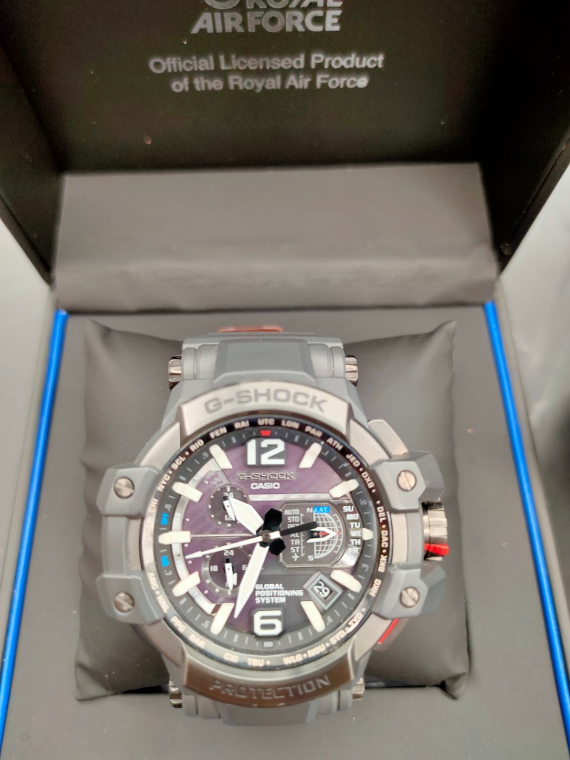 【CASIO G-SHOCK GPW-1000RAF-1AJR 皇家空軍限量版】, 男裝, 手錶及配件, 手錶 - Carousell
