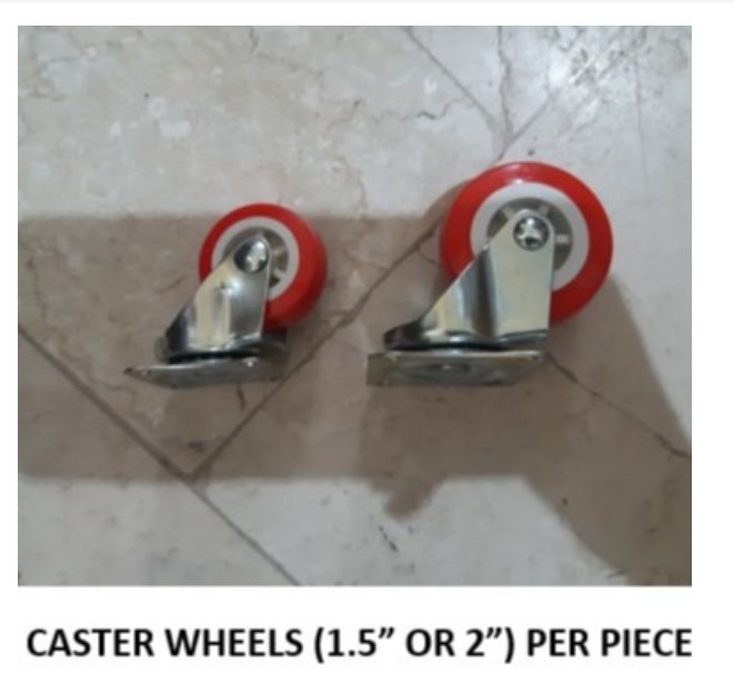 Caster Wheel Swivel Caster Swivel Wheel Cart Wheel 1.5" to 2" (per pc ...