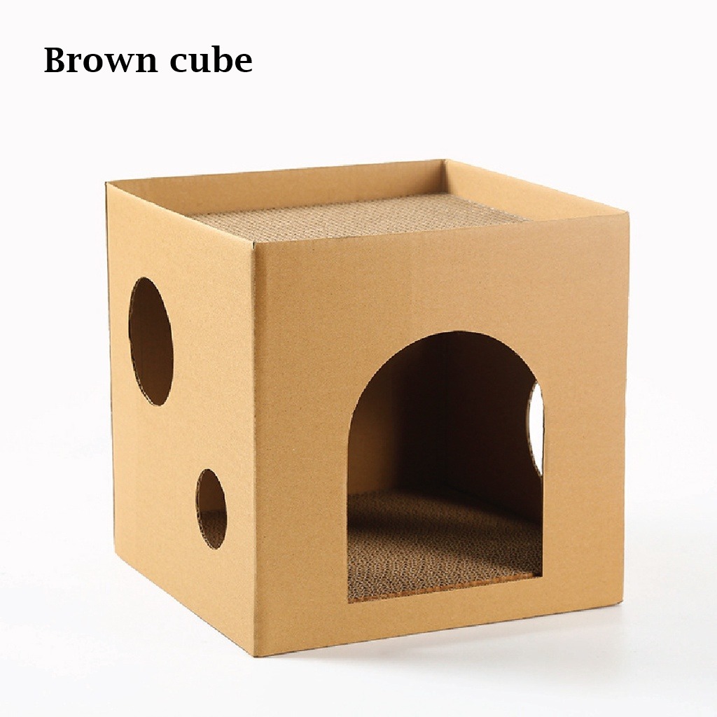 Cat House DIY Cat Scratcher House Cat Scratch Board, Pet Supplies ...