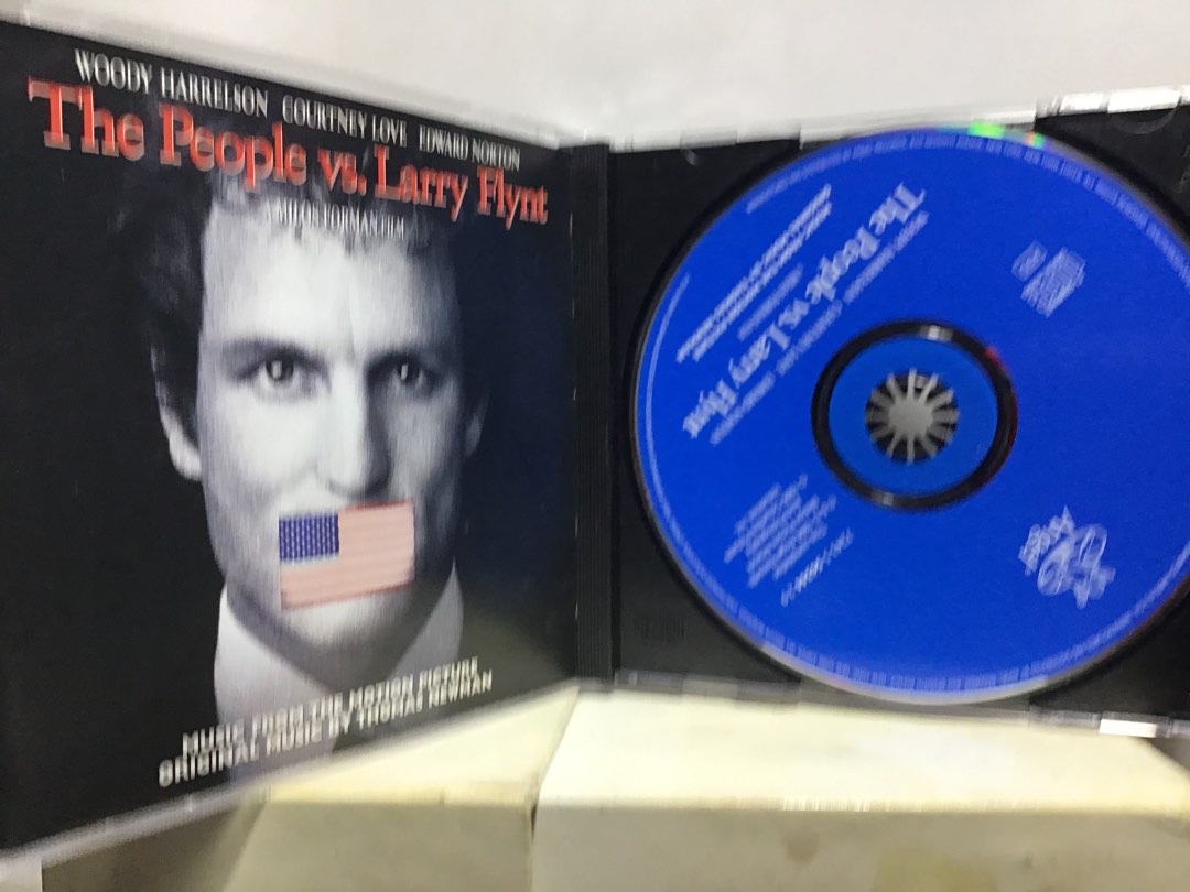 CD People Vs Larry Flynt OST - Thomas Newman OOP US USA ORIGINAL PRESS ...