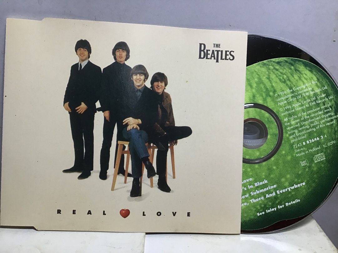 CD SINGLE Beatles - Real Love OOP ORIGINAL PRESS Anubis Pop Rock ...
