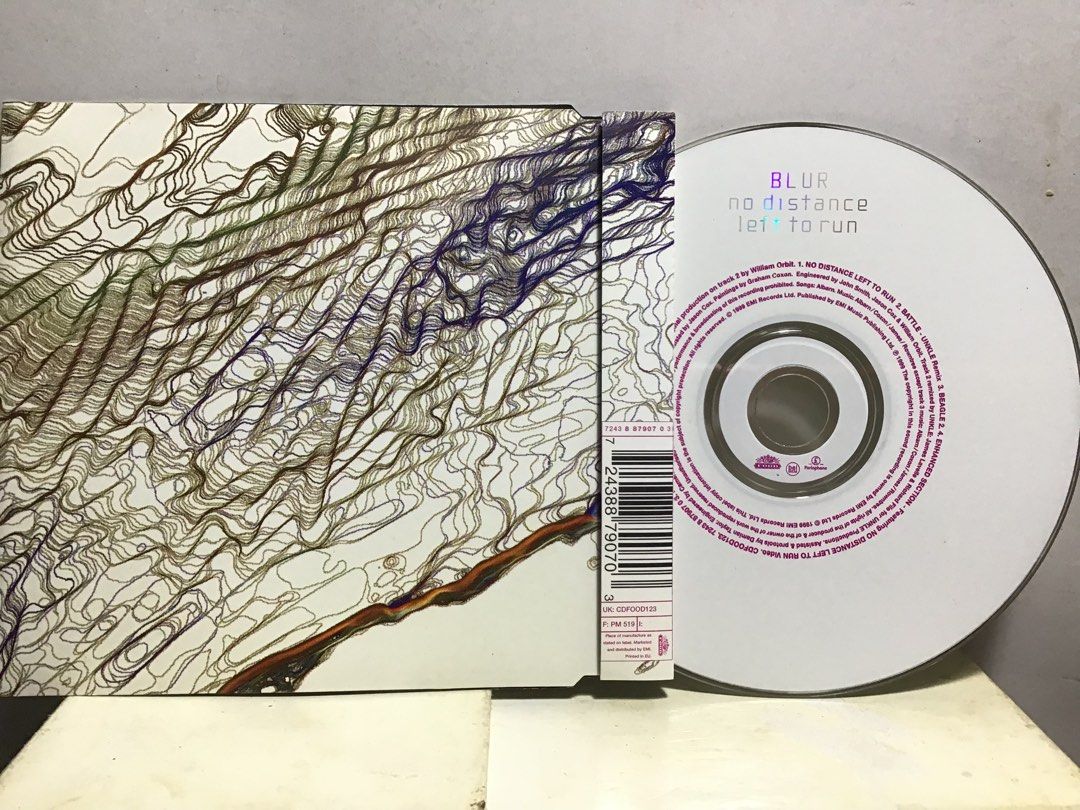 CD SINGLE Blur - No Distance Left to Run OOP ORIGINAL PRESS Anubis 90s ...