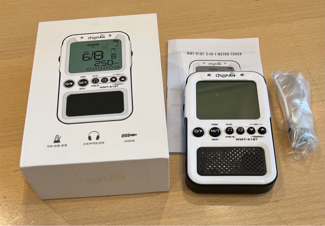 Cherub 3-in-1 Metronome & Tuner, Hobbies & Toys, Music & Media, Musical ...