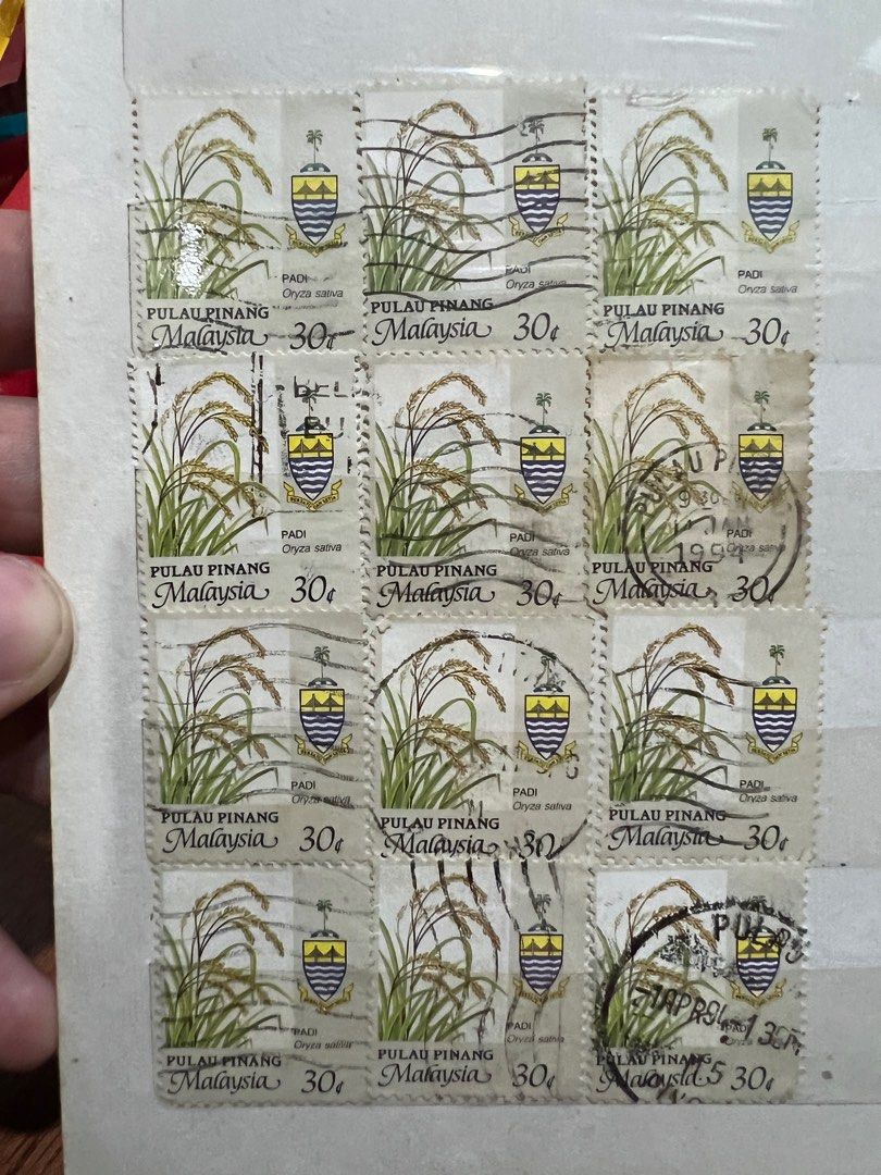 Collection stamps (Malaya, Malaysia, Pulau Pinang, Johor, Kedah, Perak ...