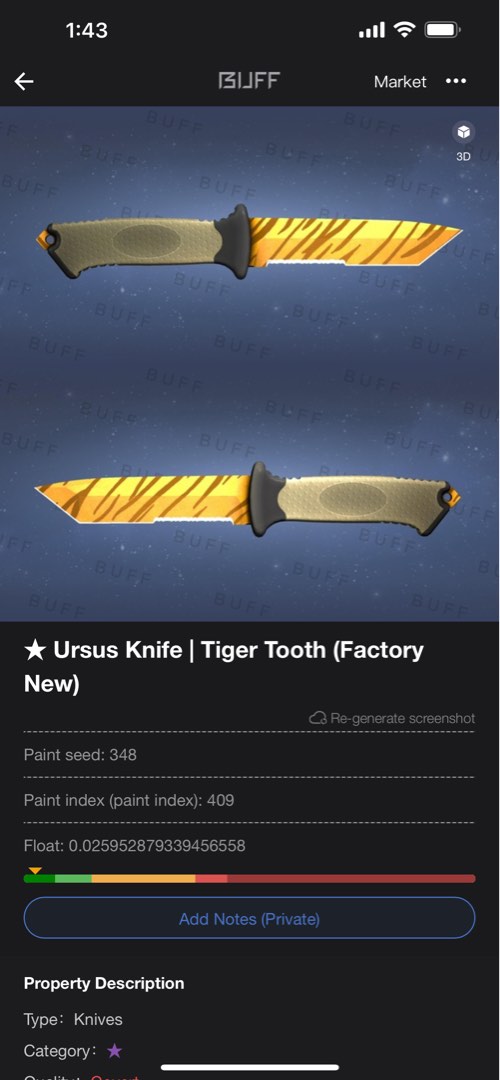 csgo ursus knife tigertooth, Video Gaming, Gaming Accessories, In-Game ...