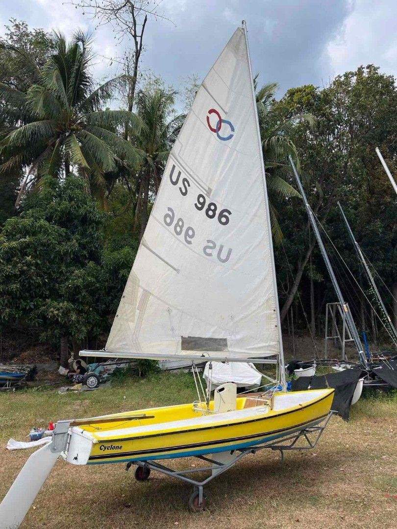 Cyclone 13 Sail Boat w/complete accessories on Carousell