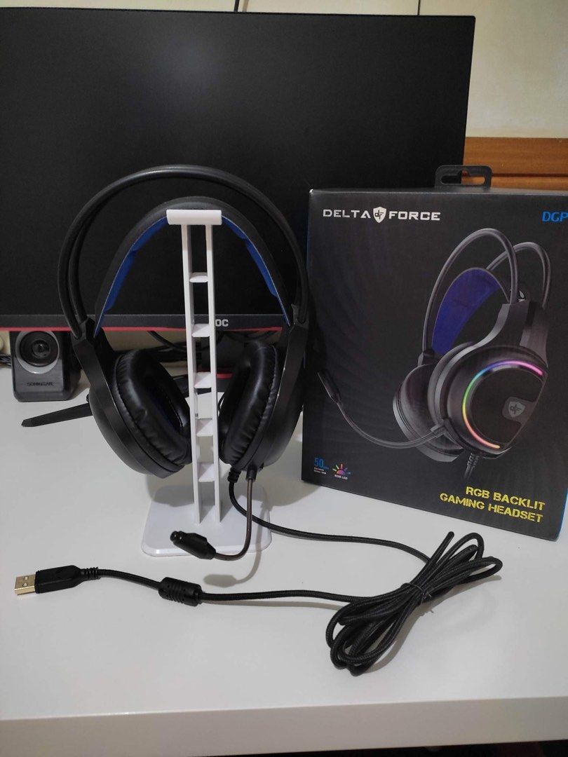 Delta Force DGP0352 Gaming Headset, Audio, Headphones & Headsets on ...