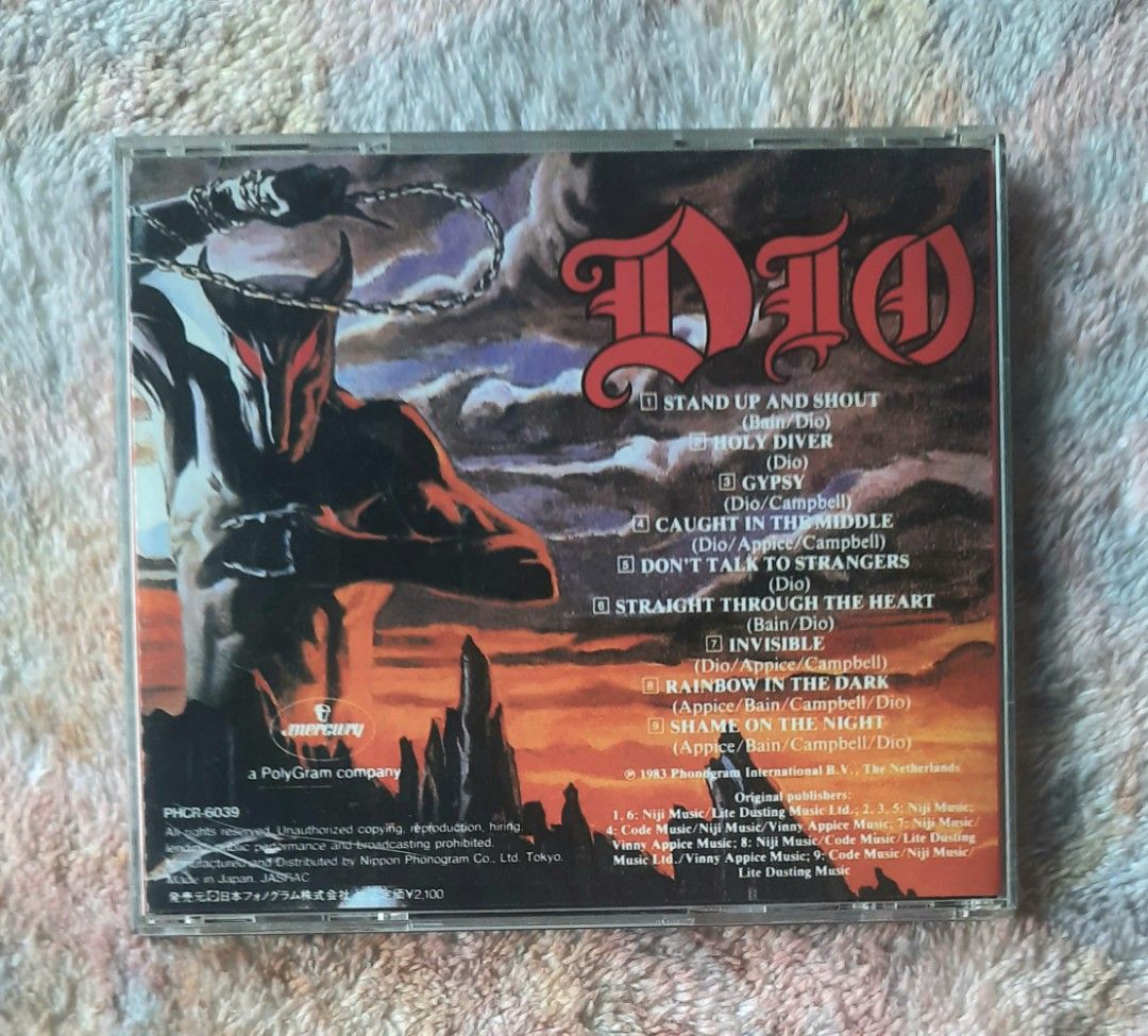 Dio - Holy Diver CD, Hobbies & Toys, Music & Media, CDs & DVDs on Carousell