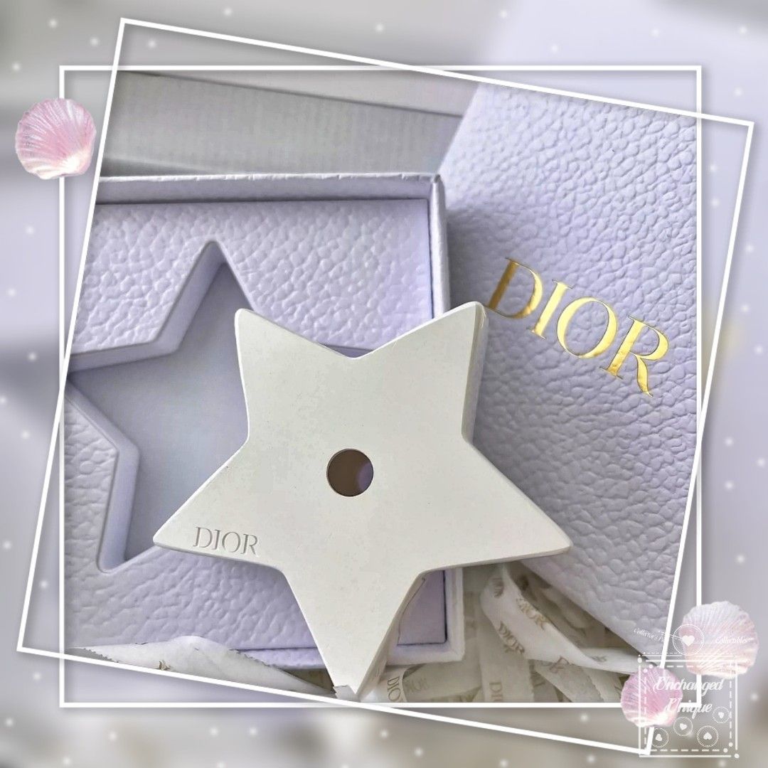 DIOR BEAUTY Star Ceramic Paperweight Desktop Diffuser星星陶瓷紙鎮 可作桌面擴香, 興趣及 ...