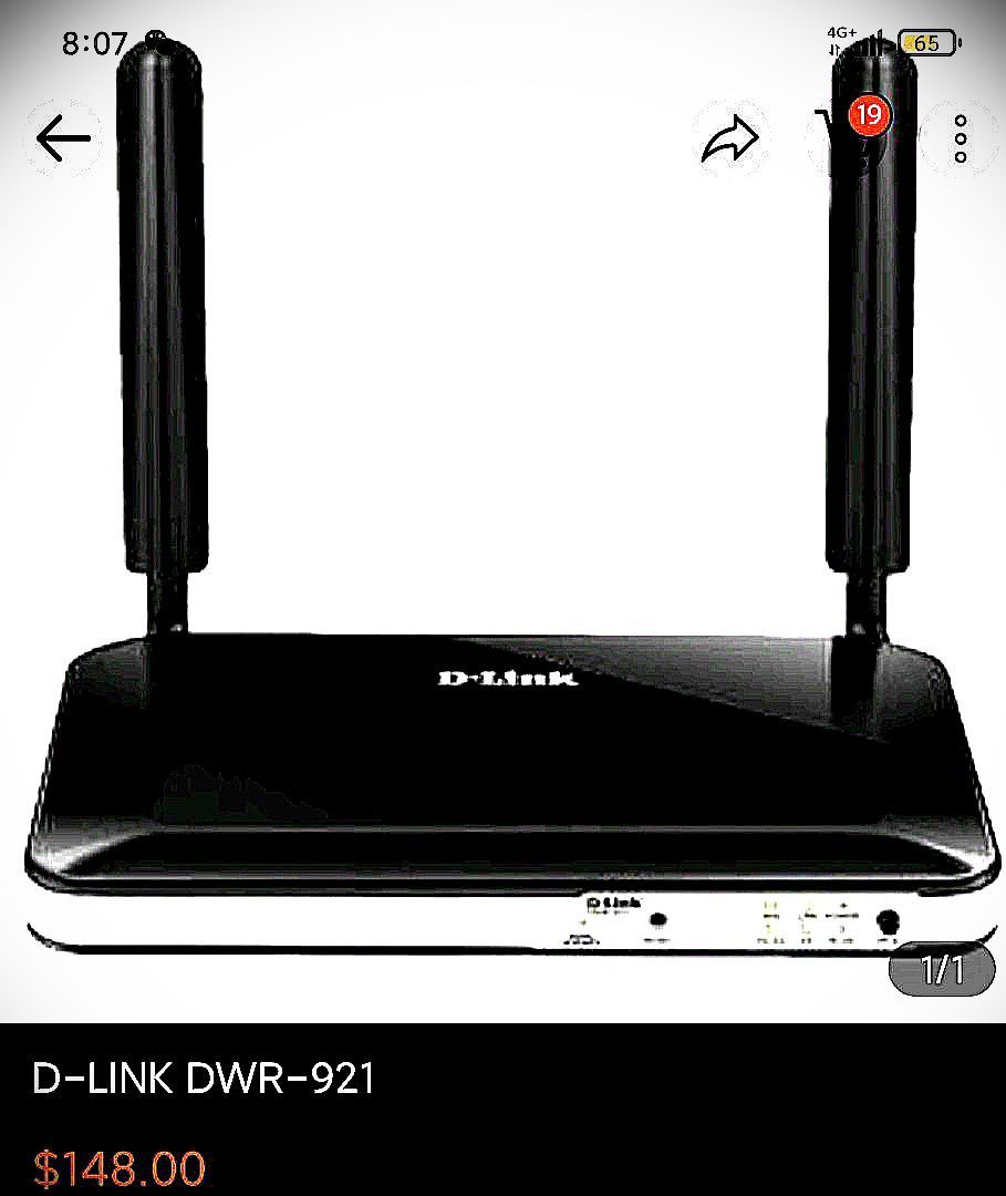Dlink 4G Router/WIFI Router, Computers & Tech, Parts & Accessories ...