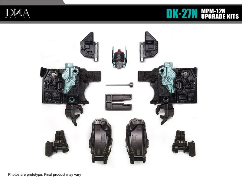 DNA Design DK-27N Upgrade Kit for MPM-12N Nemesis Prime, Hobbies & Toys ...