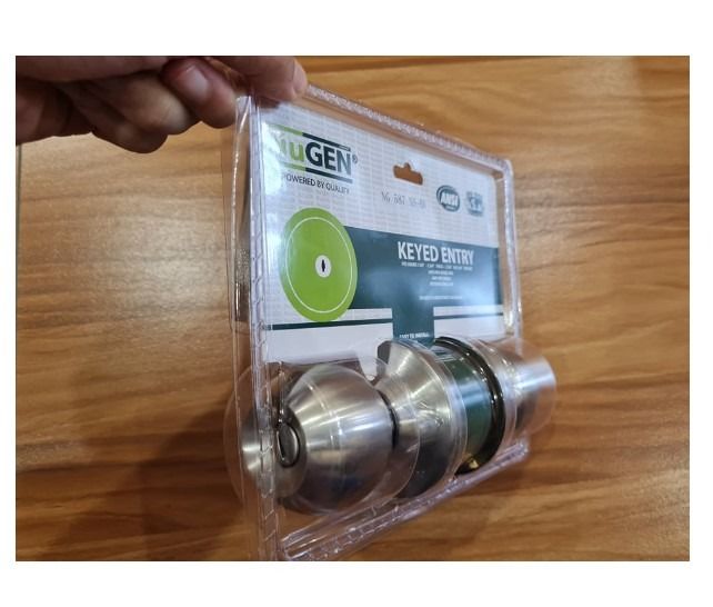 Doorknob No Keys Privacy Round Door Lock Nugen Comfort Room Bathroom ...