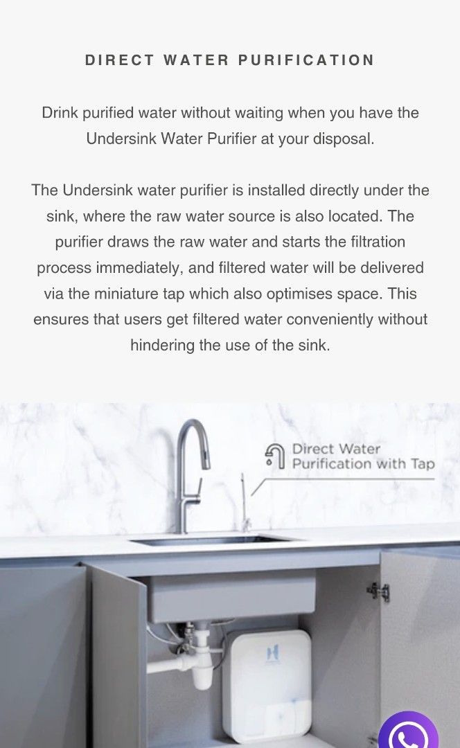 ⭐ Undersink Series - Water Purifier | Water Filter ⭐ Hydroflux , TV ...