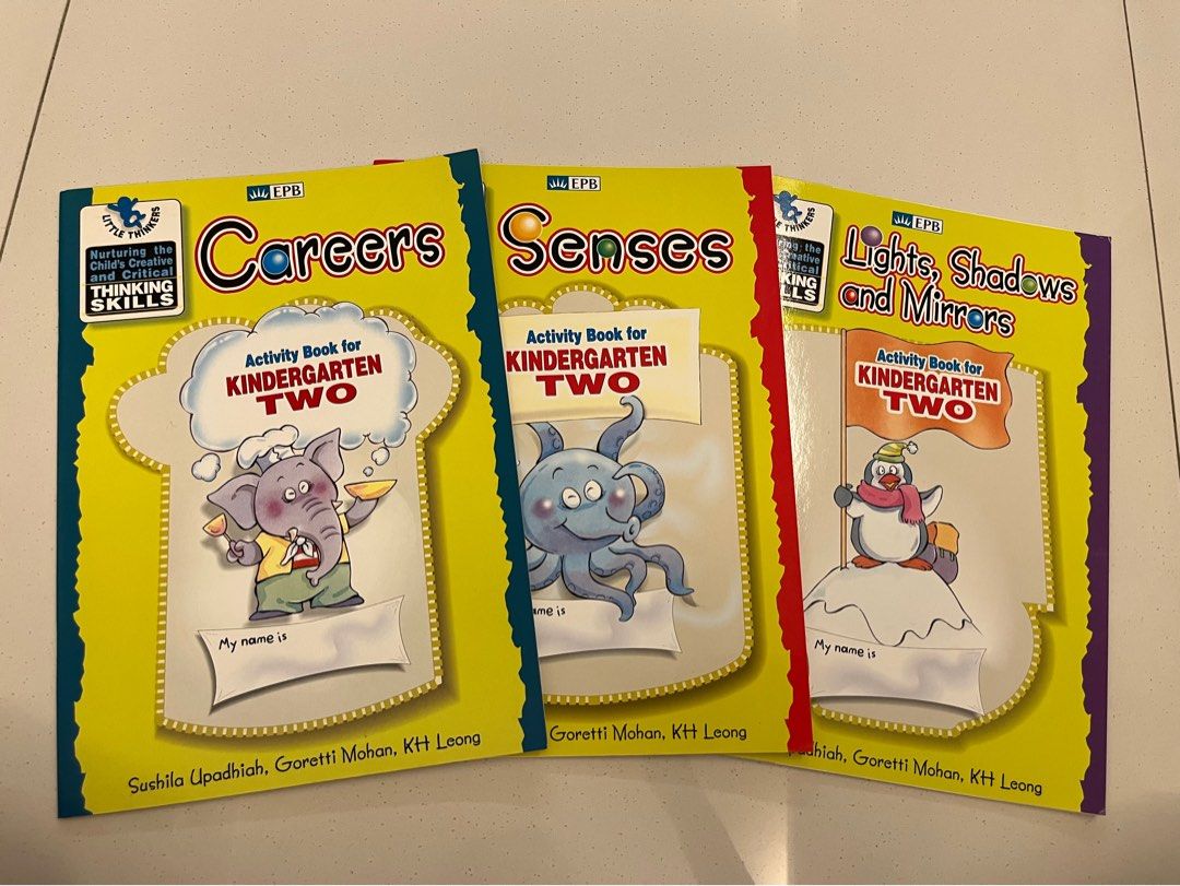 EPB Little Thinkers Activity Books for K2 - Thinking Skills (12 books ...