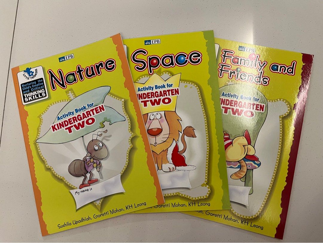 EPB Little Thinkers Activity Books for K2 - Thinking Skills (12 books ...