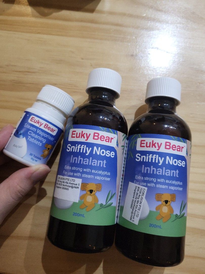 Euky Bear Sniffly Nose Inhalant, Babies & Kids, Baby Nursery & Kids ...
