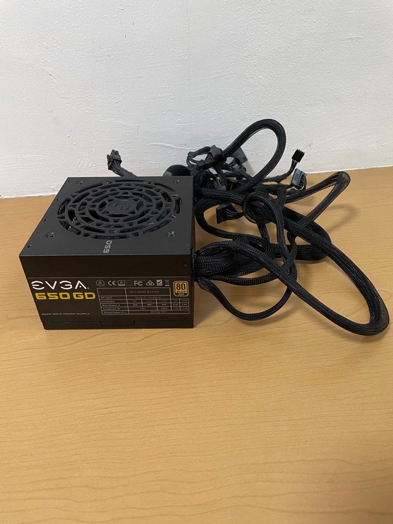 EVGA 650W Gold PSU Non-modular, Computers & Tech, Parts & Accessories ...