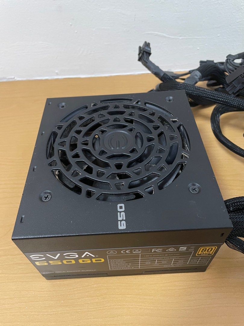 EVGA 650W Gold PSU Non-modular, Computers & Tech, Parts & Accessories ...