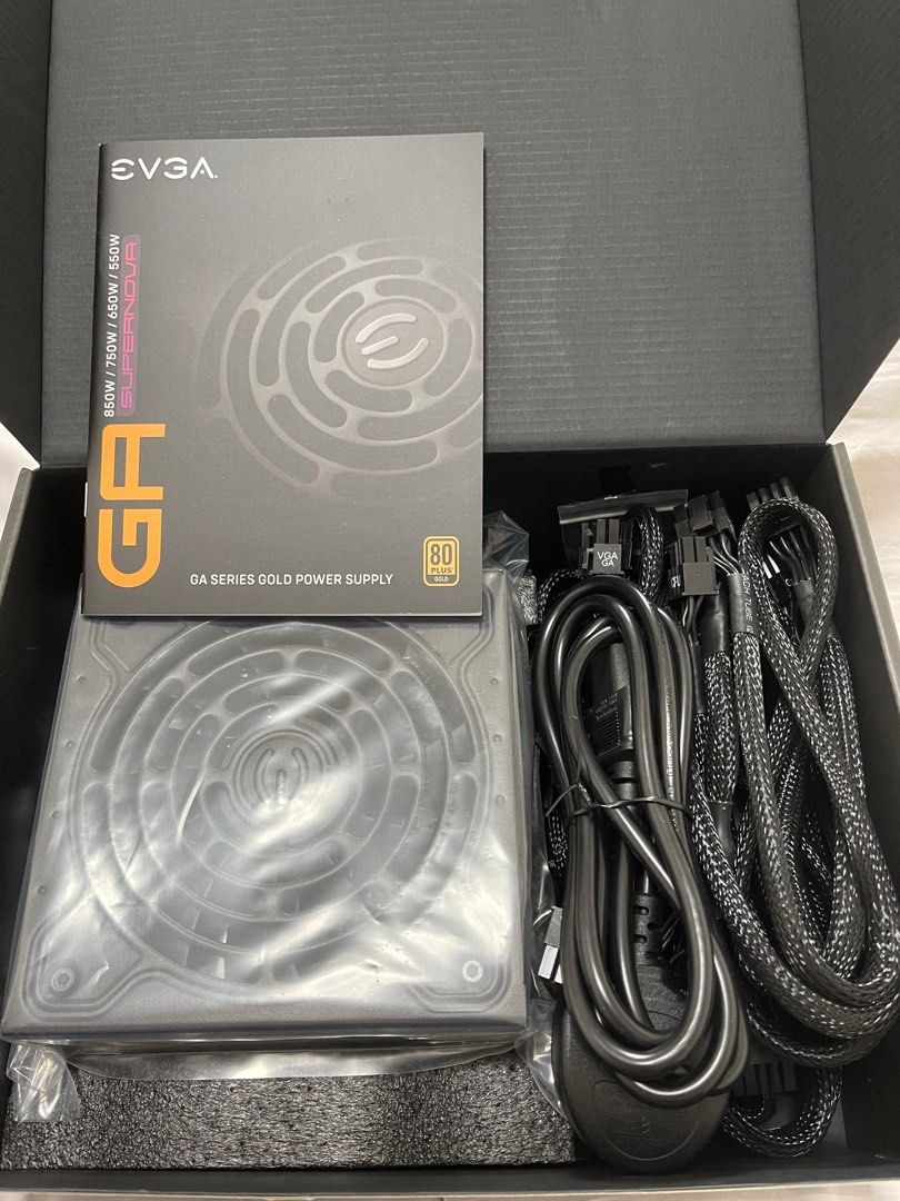 EVGA GA 750W SuperNova (750W Gold) ATX Power Supply (220-GA-0750-X3 ...