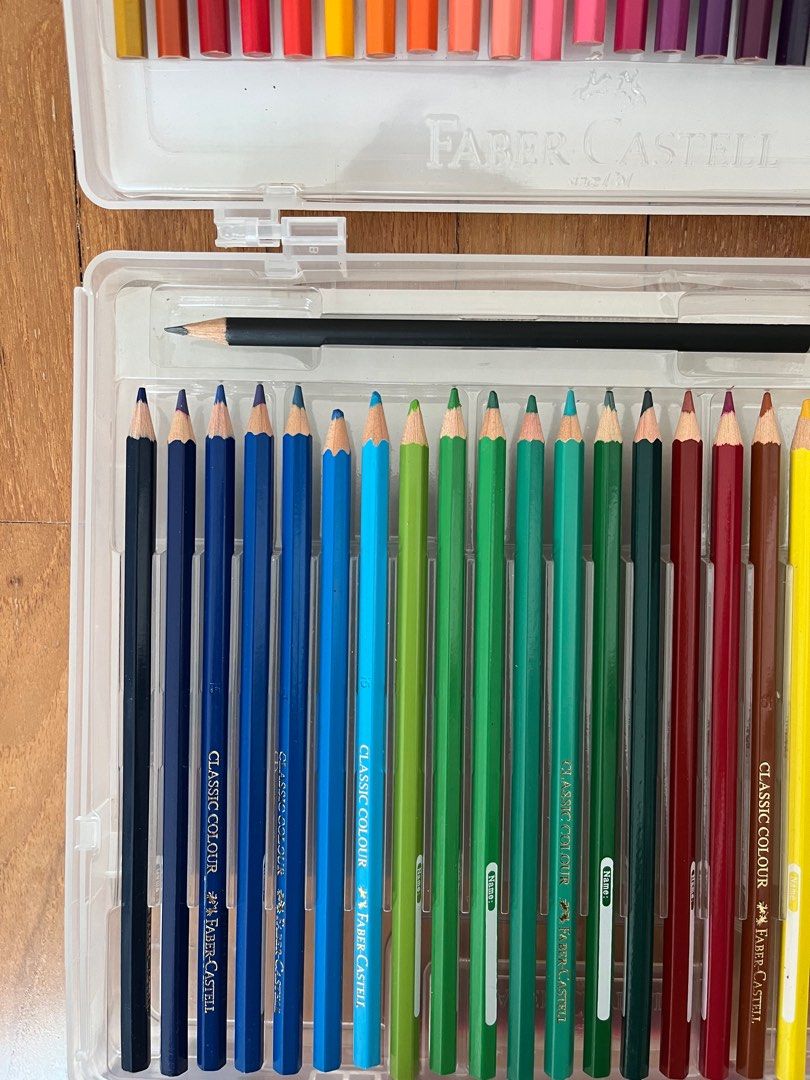 Faber Castell 48 Classic Colour Pencils Set, Hobbies & Toys, Stationery ...