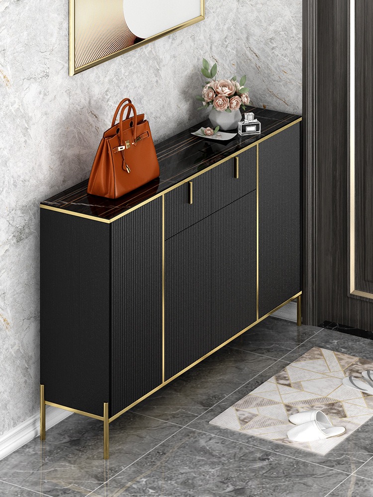 Family shoe rack, living room side cabinet;Shoe Storage Cabinet ...