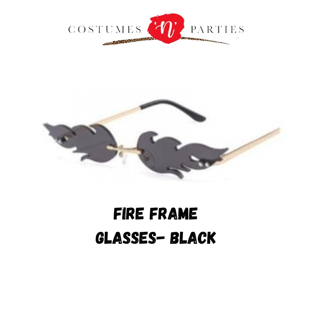Fire Frame Glasses, Luxury, Accessories on Carousell