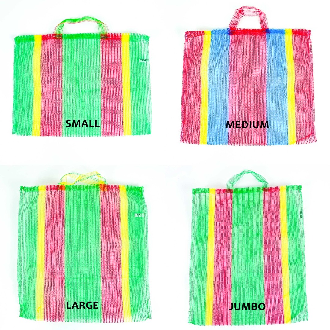 Fishnet Tote Bag Nylon Grocery Multipurpose Reusable Shopping palengke ...