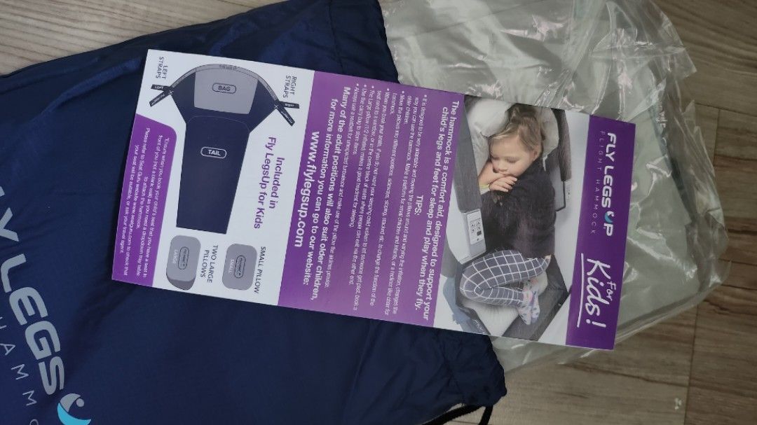 FLY LEGS UP Flight Hammock Kids, Babies & Kids, Going Out, Other Babies ...