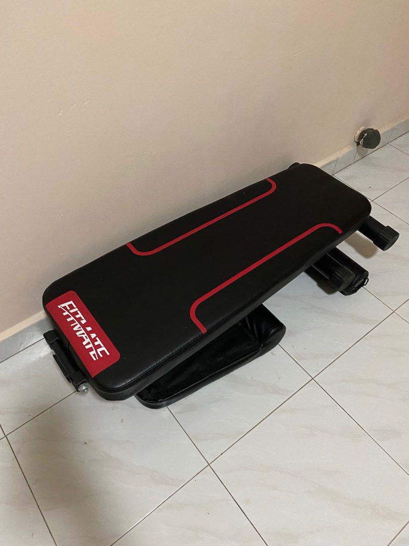 Foldable Workout Bench with Dumbbell set (40kg), Sports Equipment ...