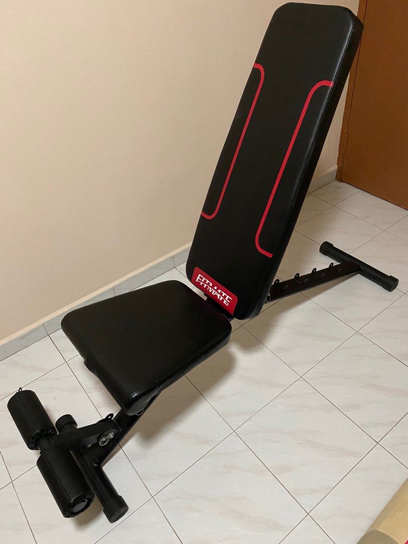 Foldable Workout Bench with Dumbbell set (40kg), Sports Equipment ...