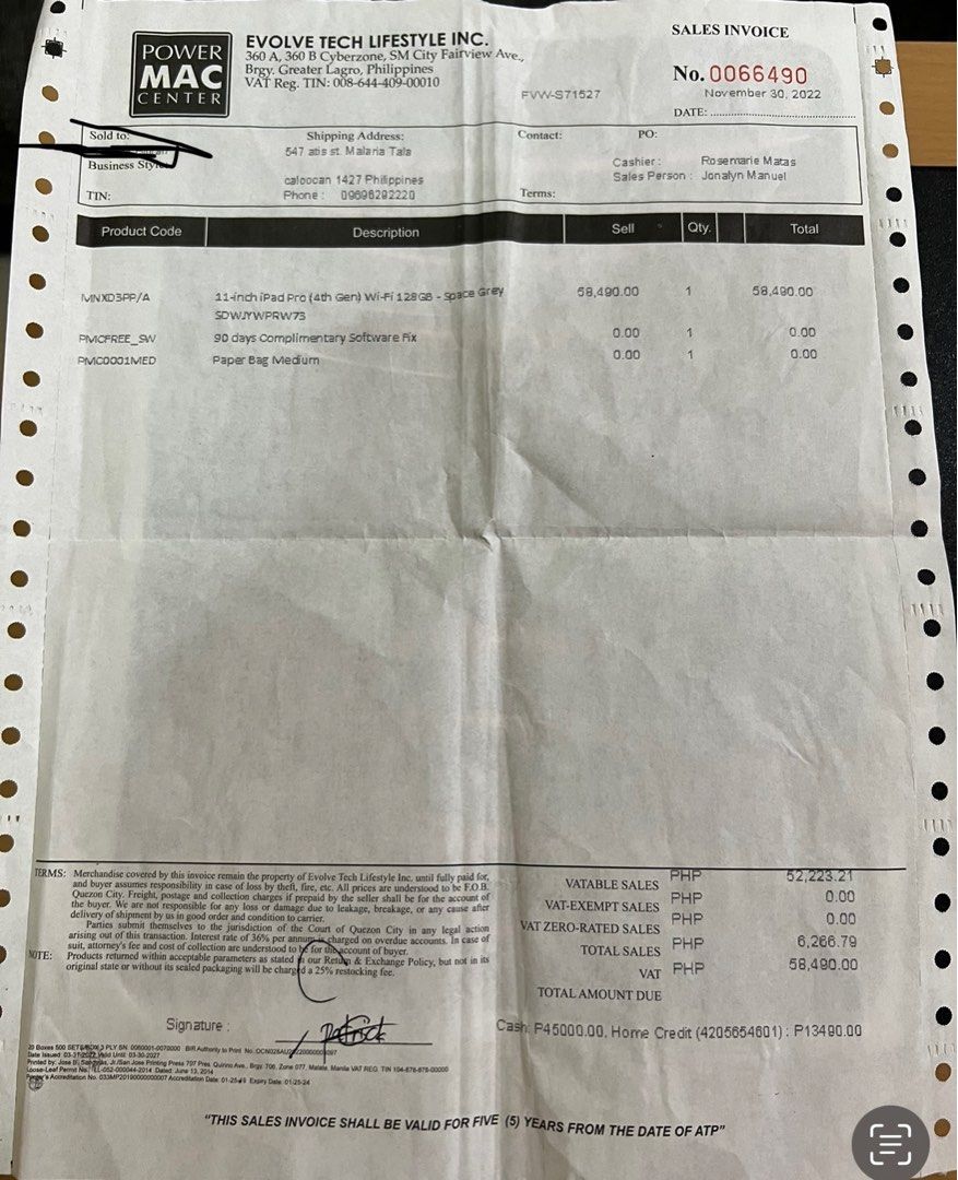 For Sale only, iPad Pro 11 4th Gen M2 Chips Space Grey Wi-Fi with ...