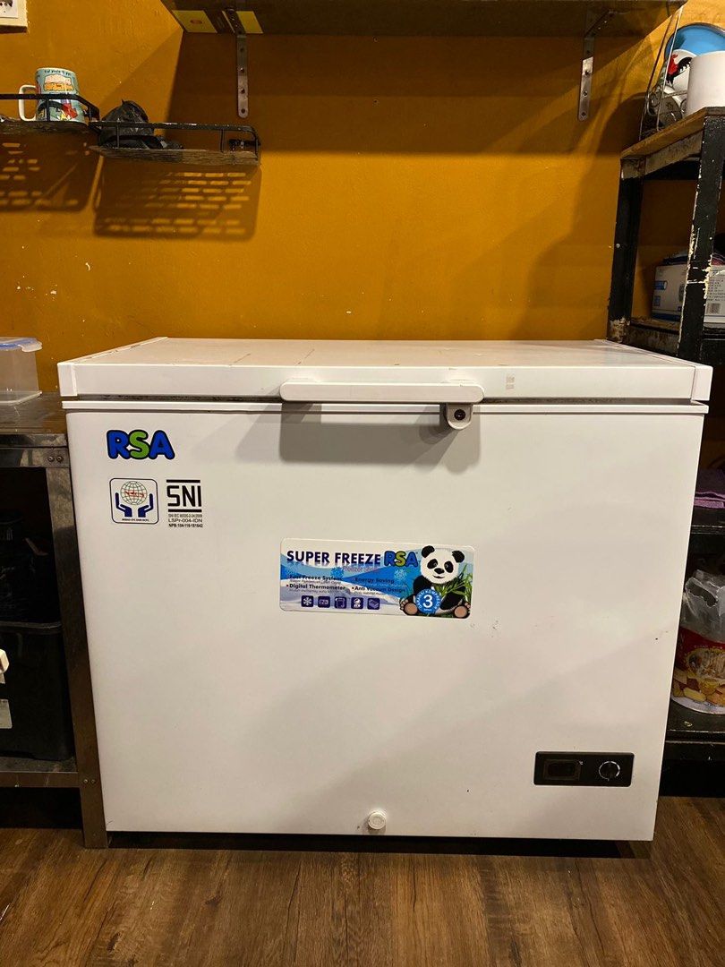 (735) Freezer Chest RSA 220L Kulkas Box Pembeku Dingin friser rumahan ...
