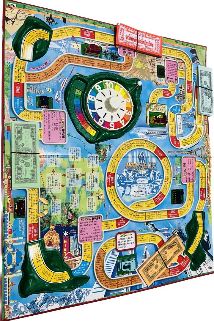 GAME OF LIFE JAPANESE BOARD GAME, Hobbies & Toys, Toys & Games on Carousell