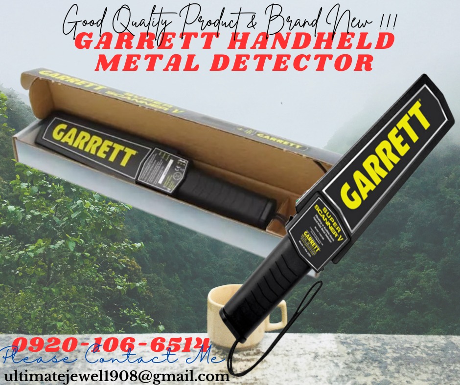GARRETT HANDHELD METAL DETECTOR ON-HAND AND BRAND NEW, Commercial ...