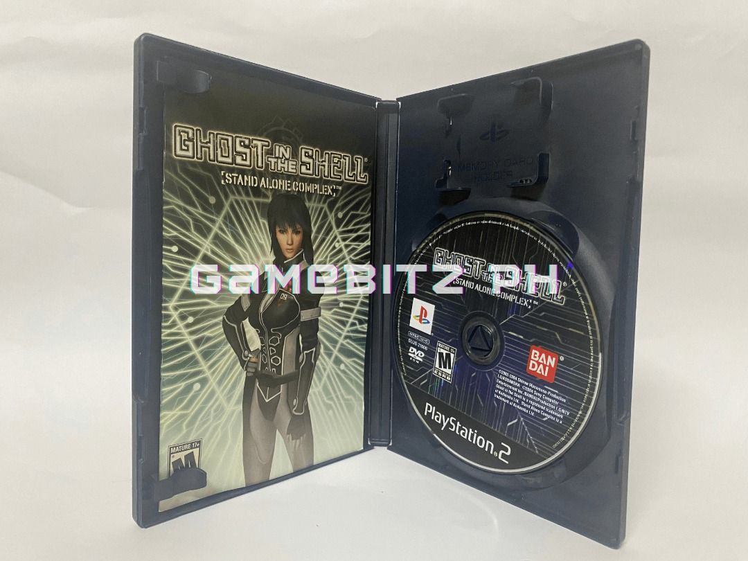 Ghost in the Shell Stand Alone Complex PS2 Sony Playstation 2 Game RARE ...