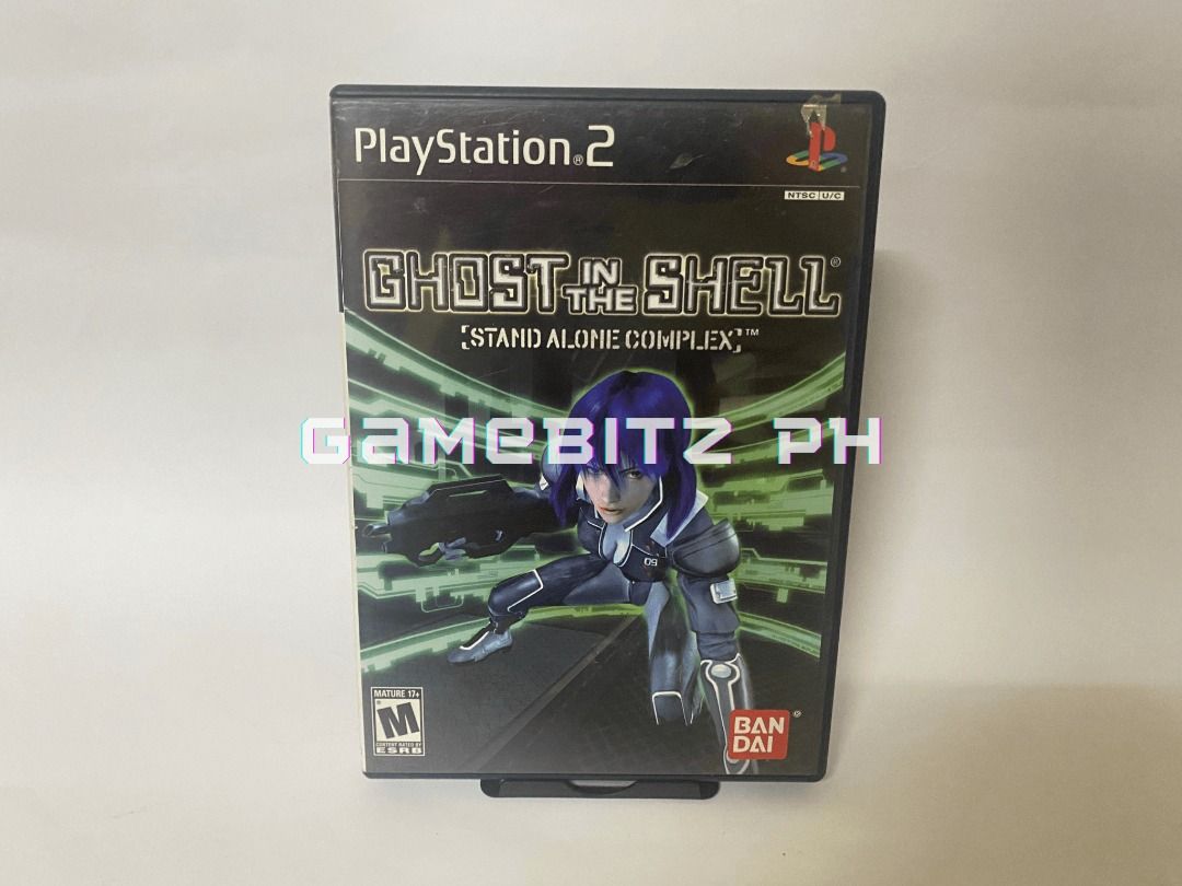 Ghost in the Shell Stand Alone Complex PS2 Sony Playstation 2 Game RARE ...