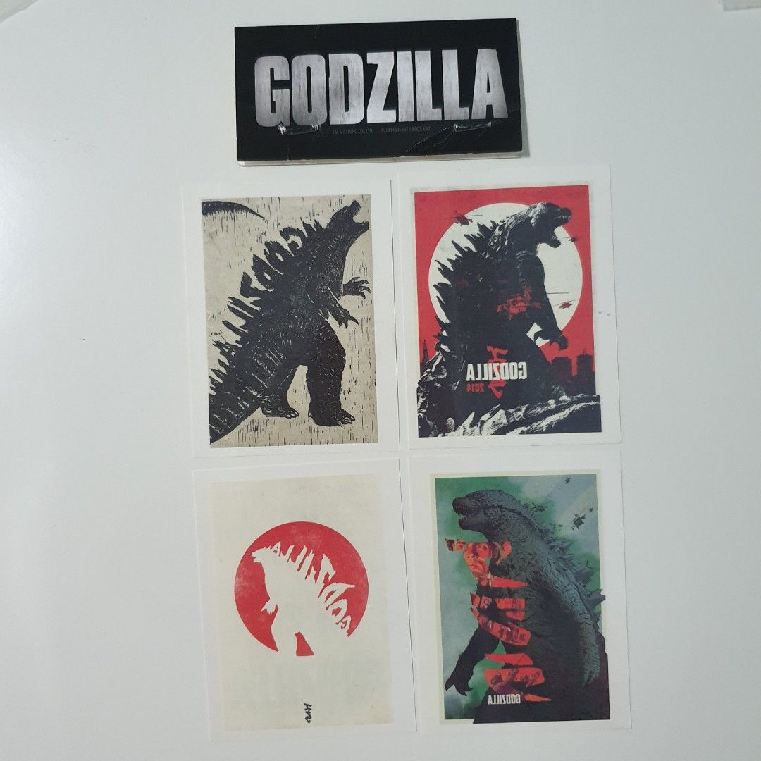 Godzilla Movie Premium A5 Notebook and Temporary Tattoo Stickers Set ...