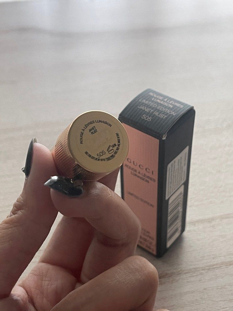 GUCCI Lipstick limited edition #505 Janet rust, Beauty & Personal Care ...