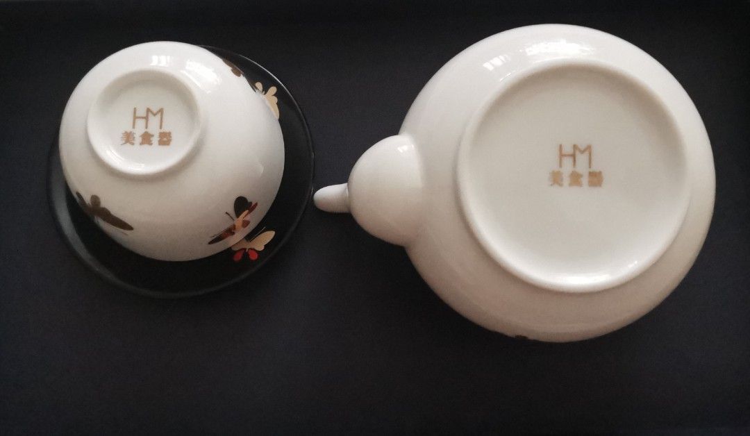 Hanae Mori Tea Set with saucers on Carousell