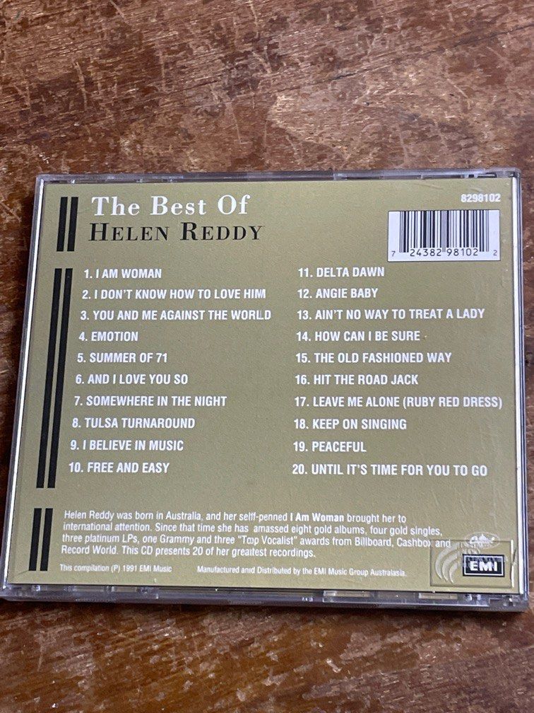 Helen Reddy - the best of, Hobbies & Toys, Music & Media, CDs & DVDs on ...