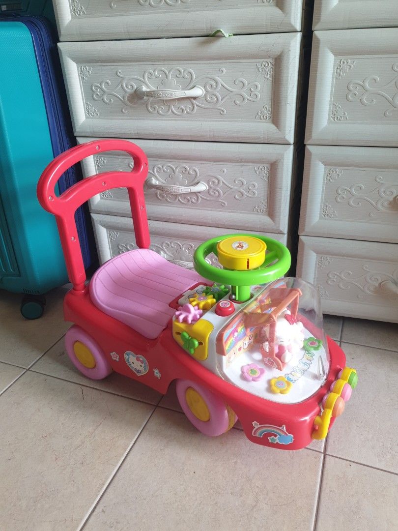 Hello Kitty ride on toy car on Carousell