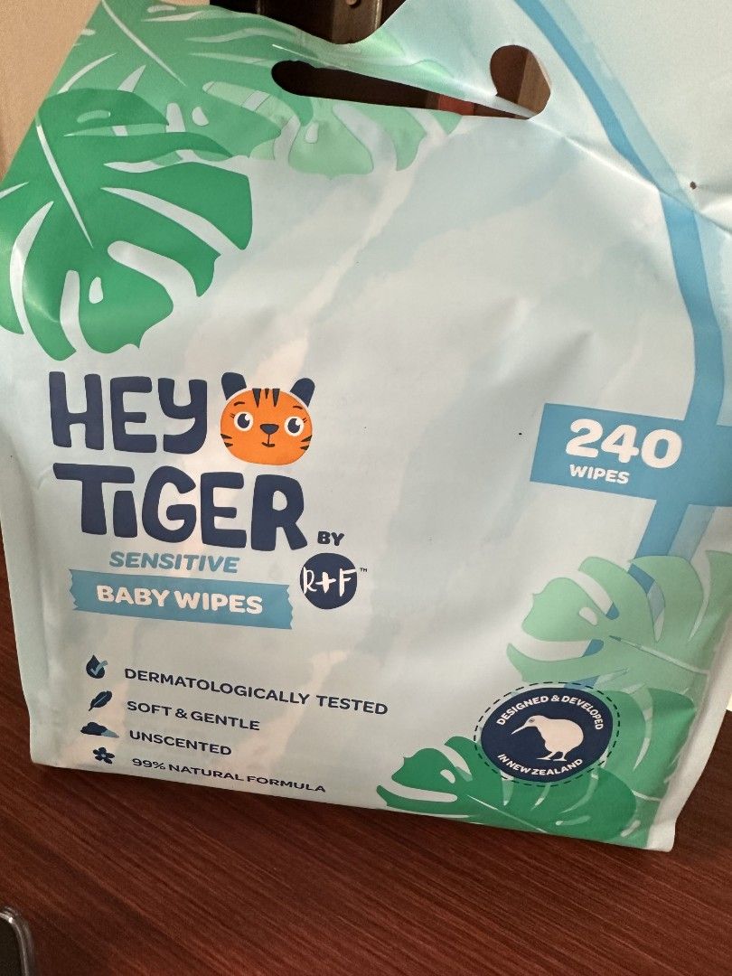 Hey Tiger by Rascal and Friends R+F XXL diapers baby wipes, Babies & Kids, Bathing & Changing ...