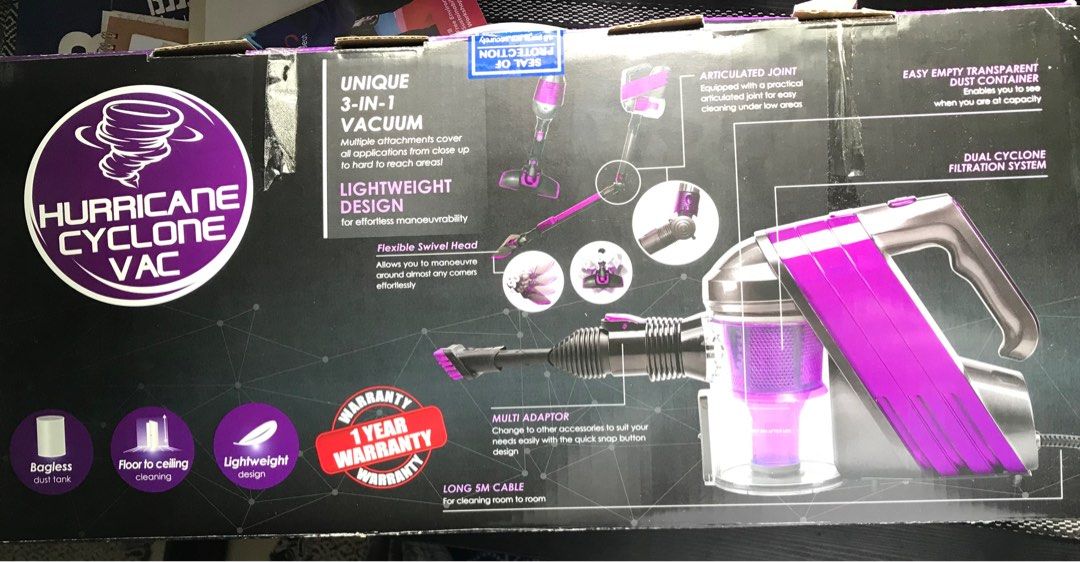 Hurricane Cyclone Vacuum JML, TV & Home Appliances, Vacuum Cleaner ...