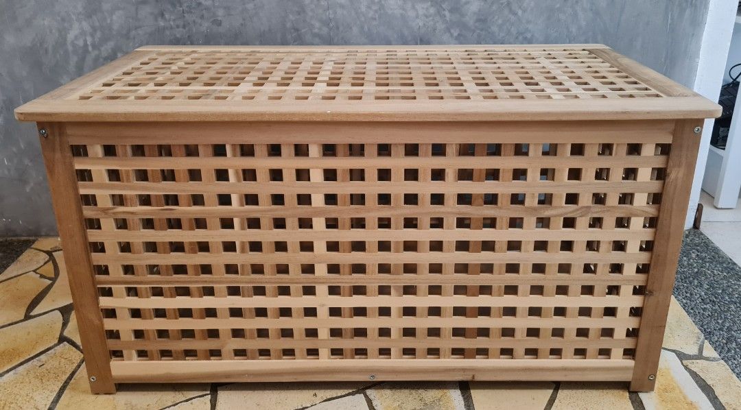 Ikea Hol storage chest table bench, Furniture & Home Living, Furniture, Other Home Furniture on ...