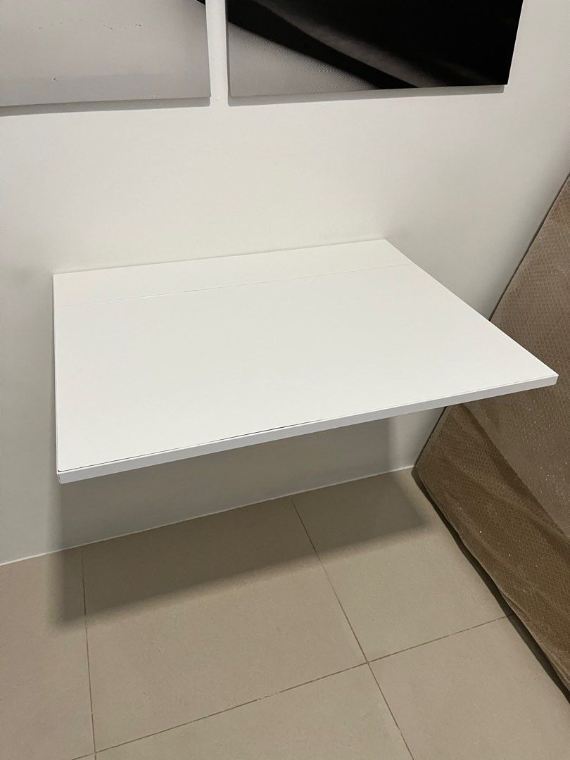Ikea wall-mounted drop-leaf table, Furniture & Home Living, Furniture ...