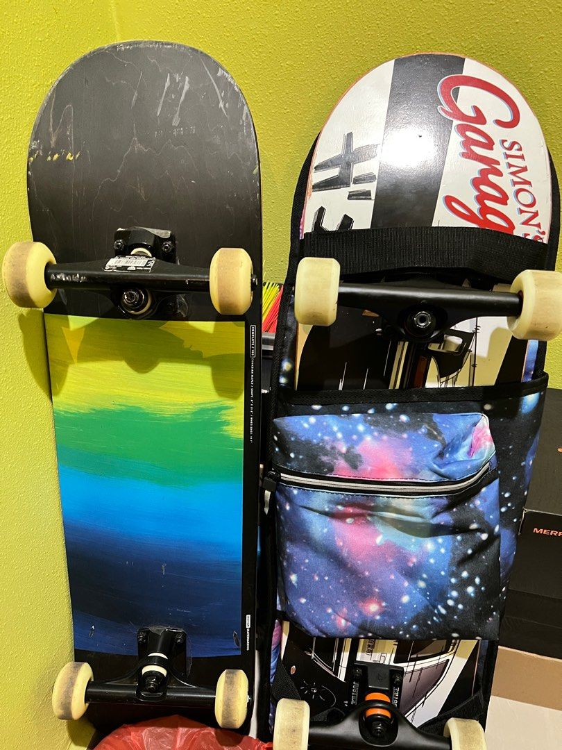 Initial D skateboard $80 for 2 skateboards, Sports Equipment, Sports ...
