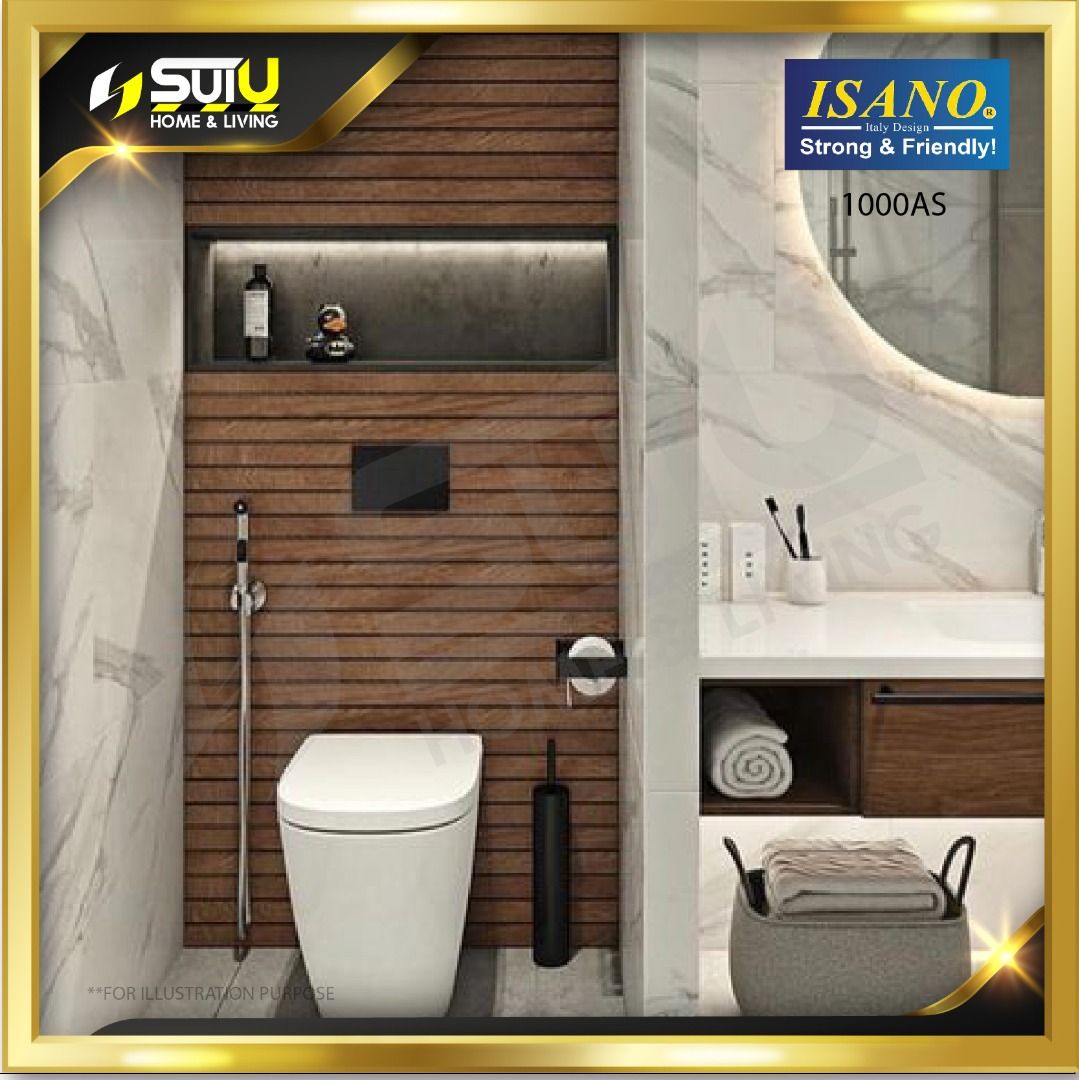 ISANO 1000AS SUS304 Stainless Steel Toilet / Bathroom Integrated Bidet ...