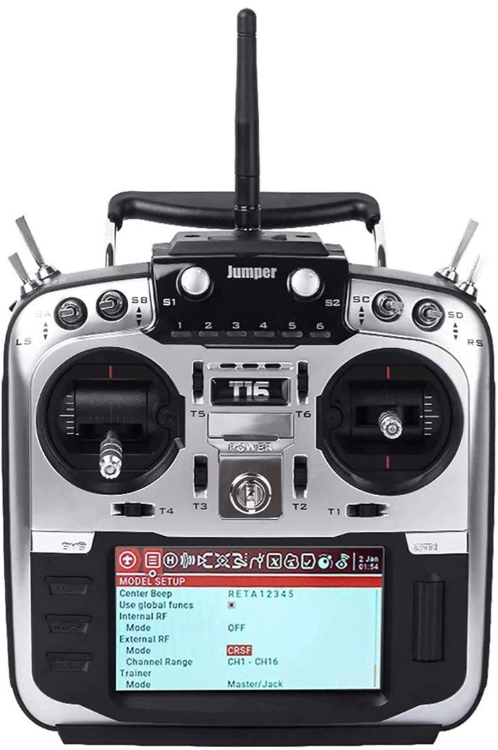 Jumper T16 Pro Hall Radio Transmitter Hall Gimbal 2.4G 16CH Open Source ...
