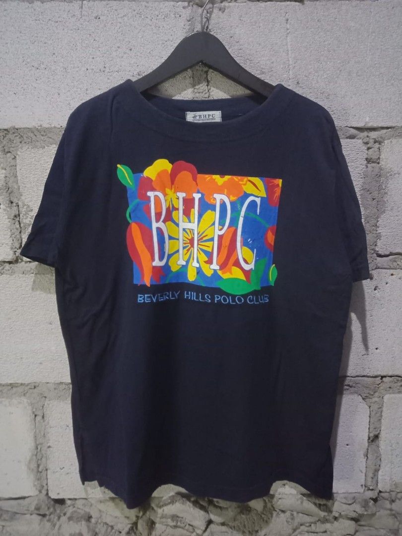 Kaos vintage BHPC beverly hills polo club, Fesyen Pria, Pakaian ...